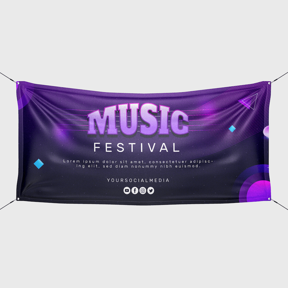 Unleash Your Sound with Bespoke Band Banners - UK's Premier Stage ...