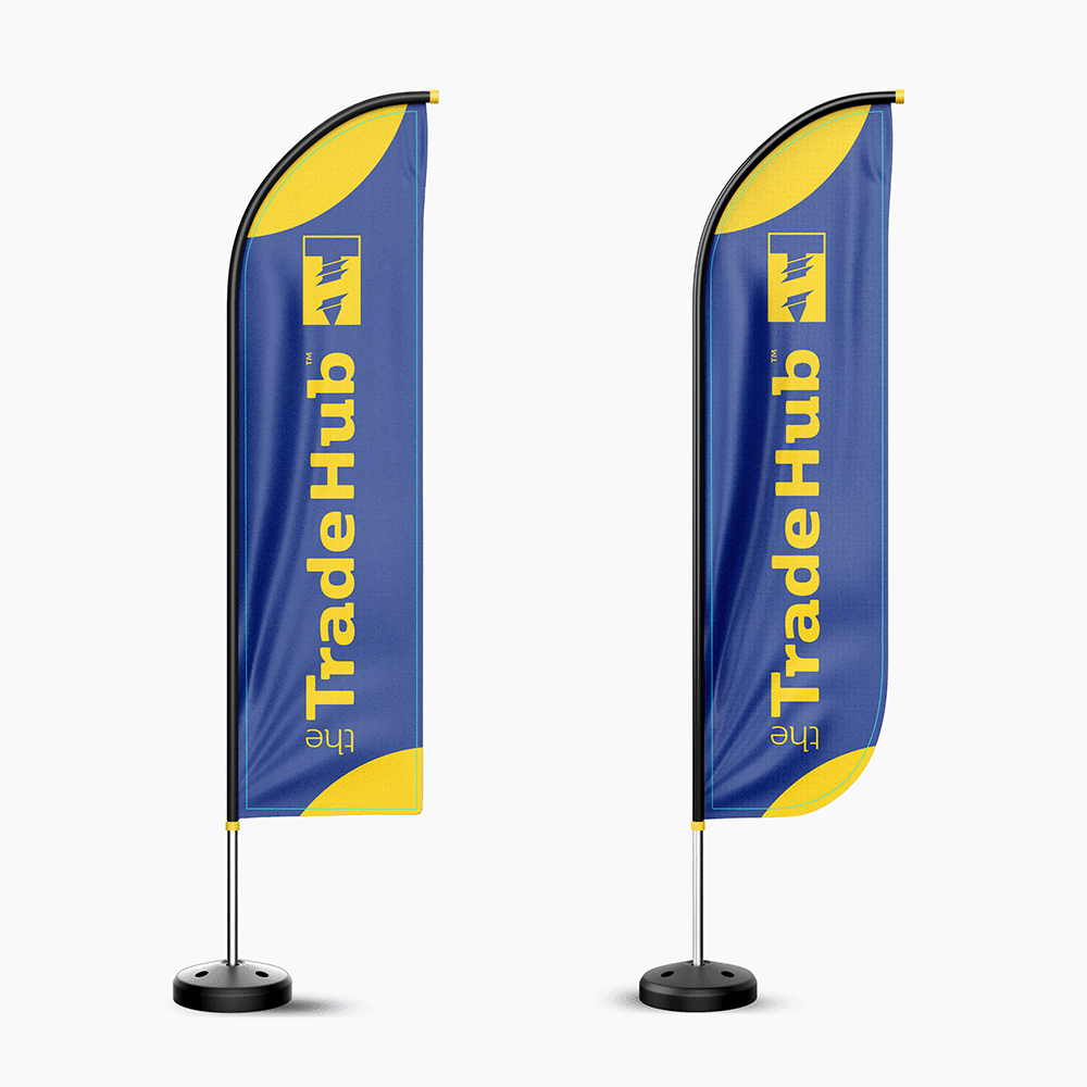 Order Custom Feather Flags Online | Banners Village UK