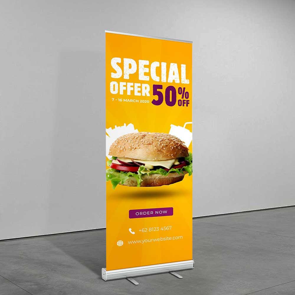 Roll Up Banner Printing UK | Custom Roll Up Banners - Banner Village ...