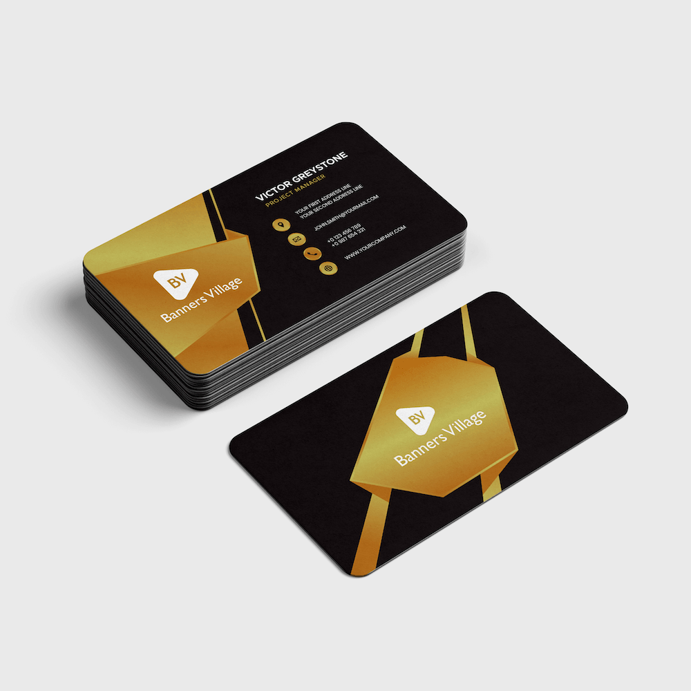 Order Premium Finish Business Cards Online | Banners Village UK
