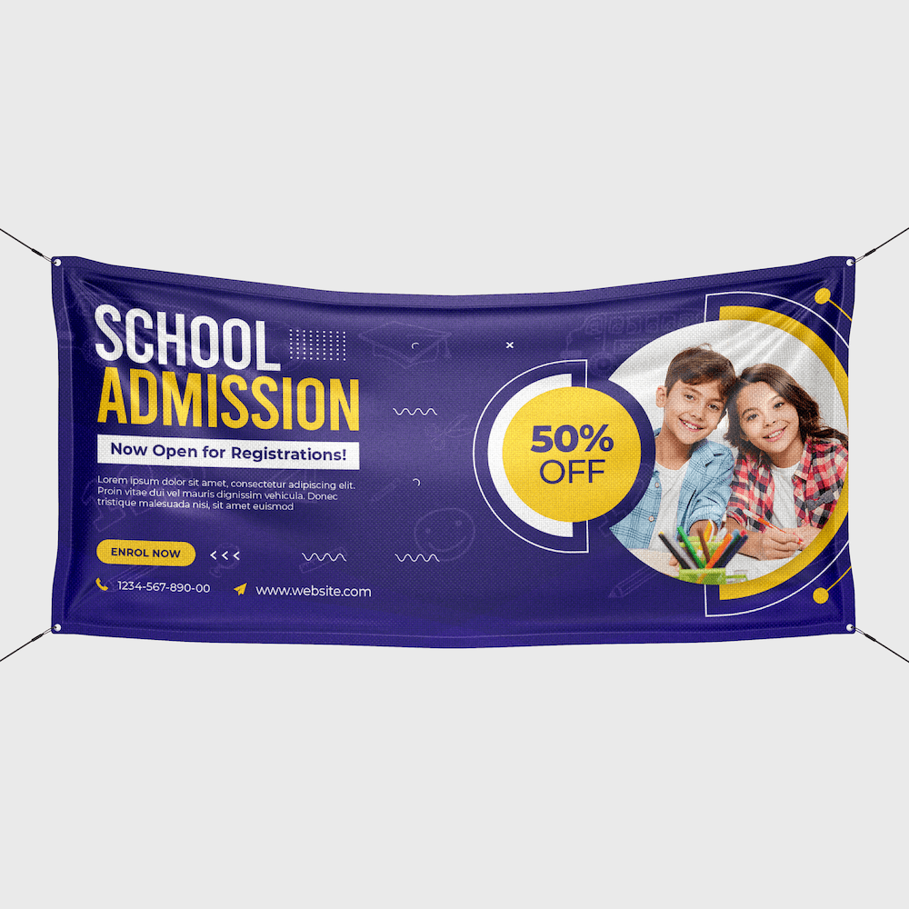 Banners for Schools UK | Custom School Banners - Banners Village