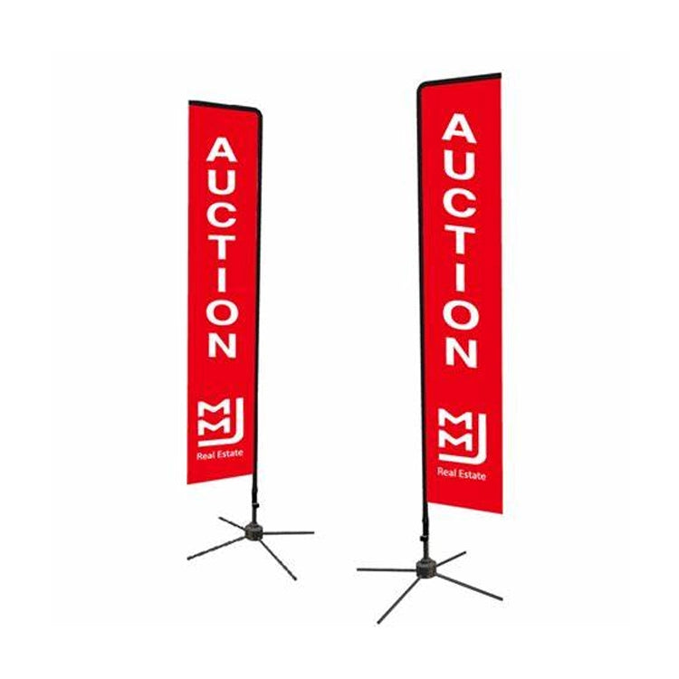 Order customised Rectangular Beach Flag Online | Banners Village UK