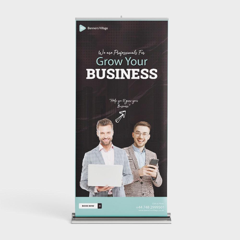 Outclass Pull Up Roller Banners | Snap Print & Design Online | Banners ...