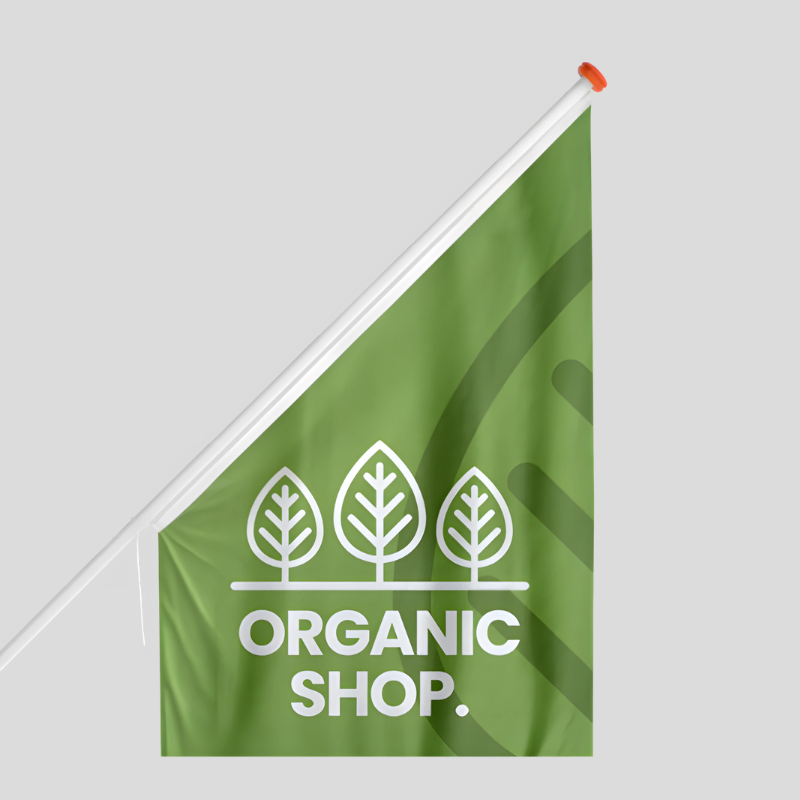 Shop flags – Banners Village