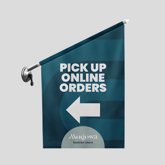 Custom Window Flag Printing | Banners Village UK